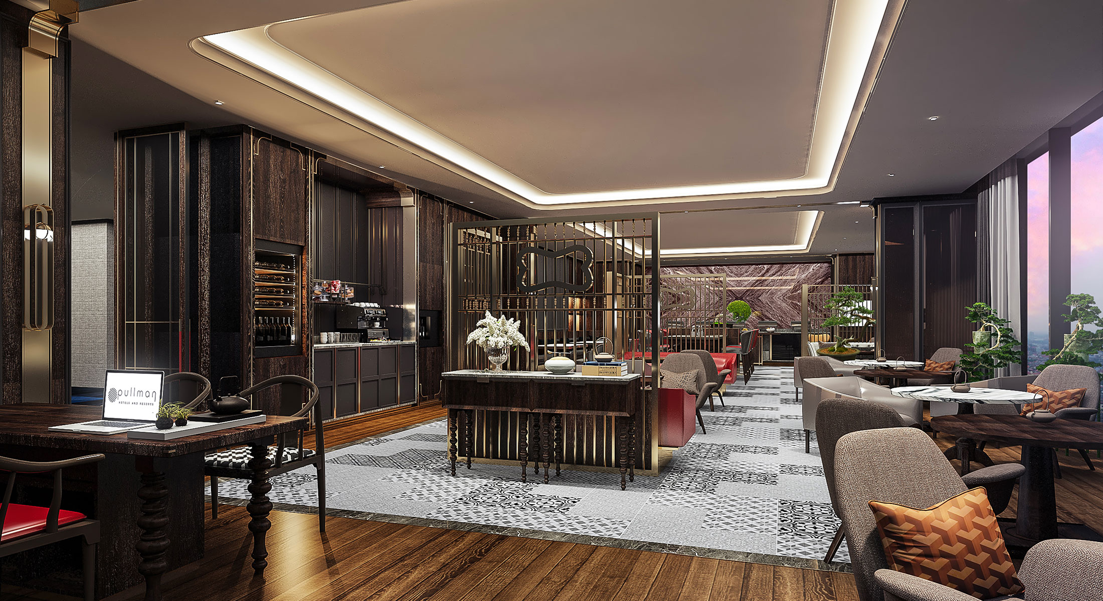 Indulge in a serene retreat at our Exclusive lounge